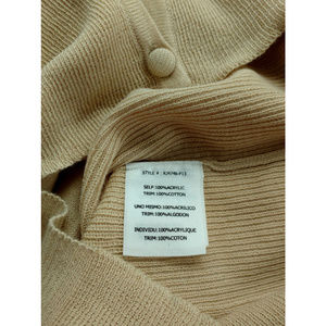 Ryu | Sweaters | Ryu Cardigan Sweater Beige Burgundy Satin Floral ...